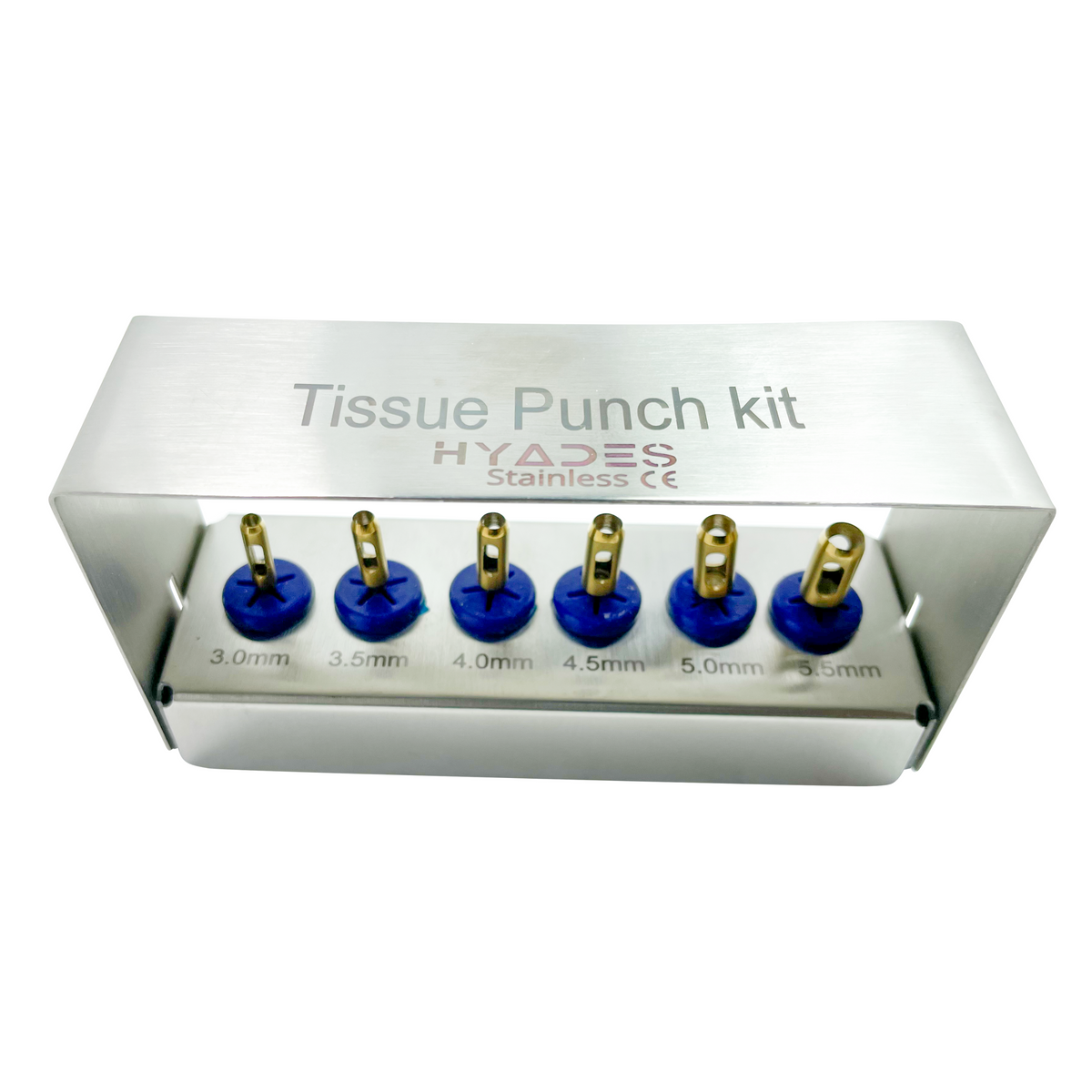 Implant Site Preparation Tissue Punch Kit 6 Pieces