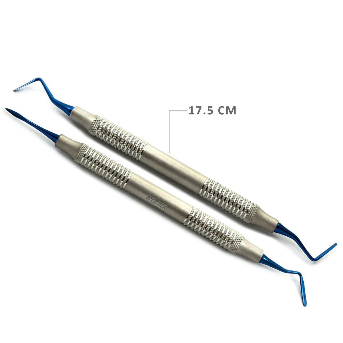 Periotome Blue Titanium Ends PT1, PT2 Set 17.5cm — HYADES Instruments